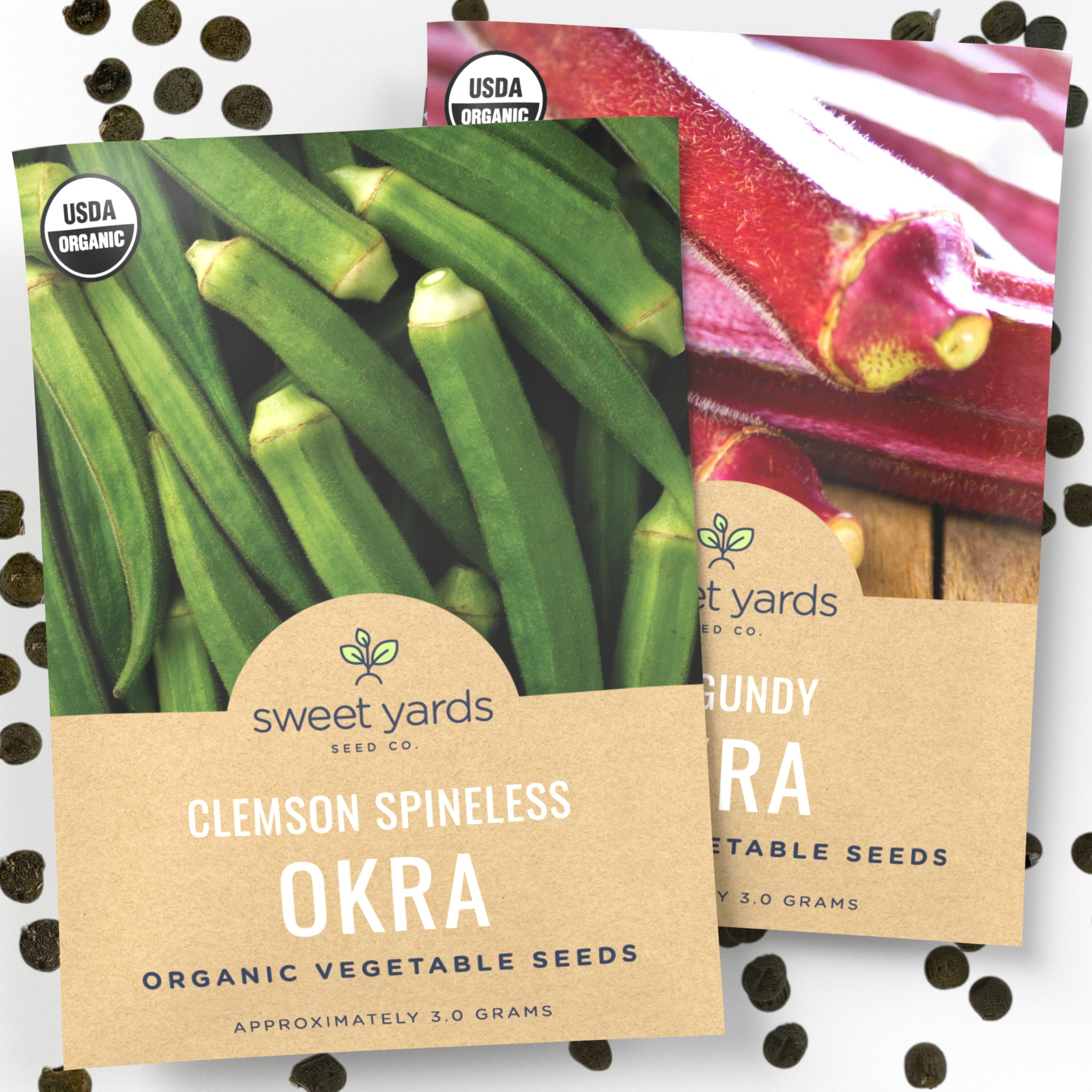 Organic Okra Variety Pack - 2 Packets – Sweet Yards