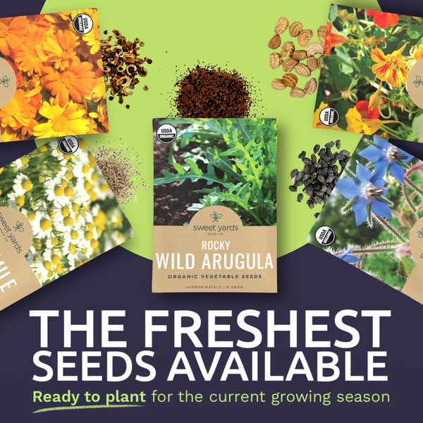 Organic Edible Flowers Variety Pack - 7 Packets – Sweet Yards