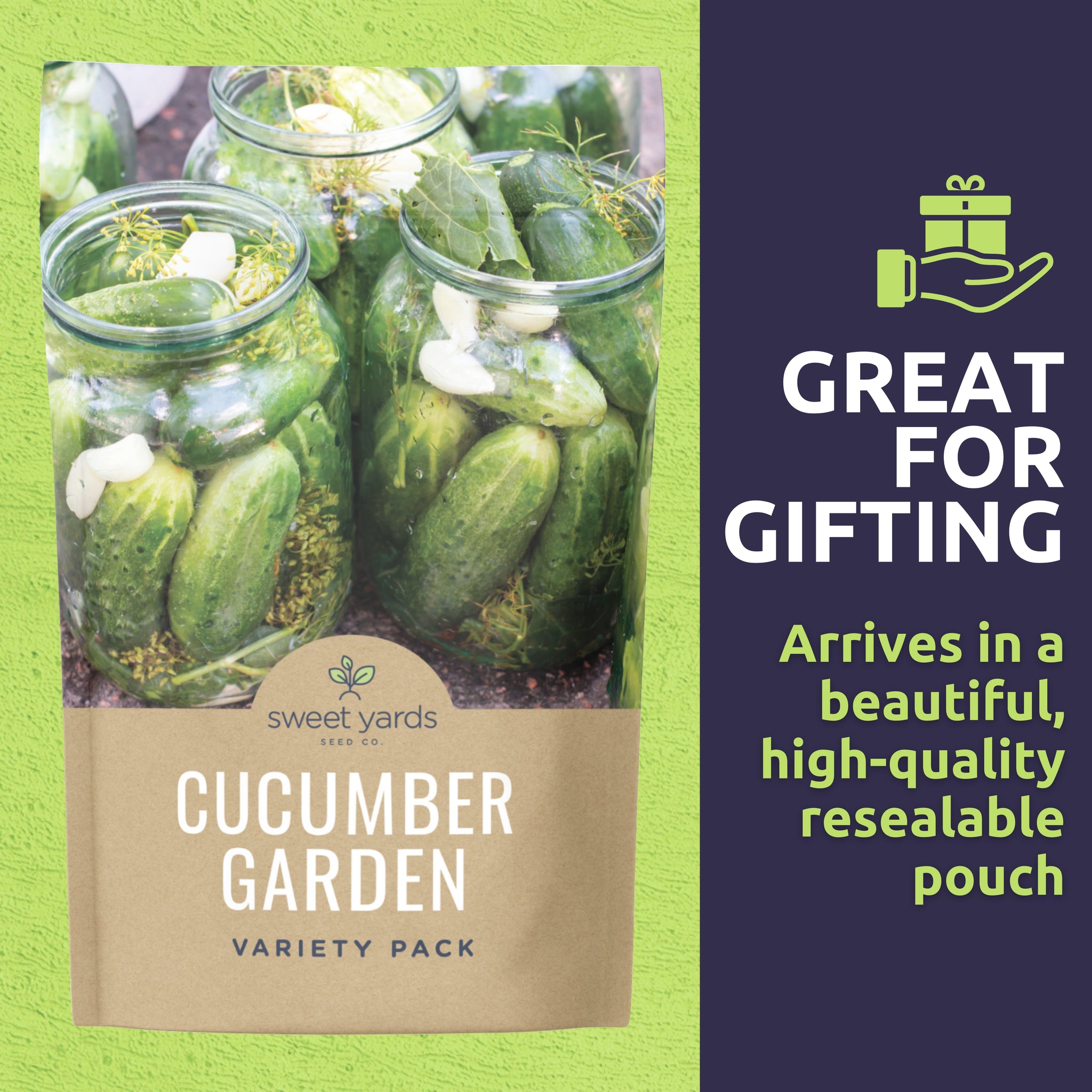 Organic Cucumbers Variety Pack - 4 Packets – Sweet Yards