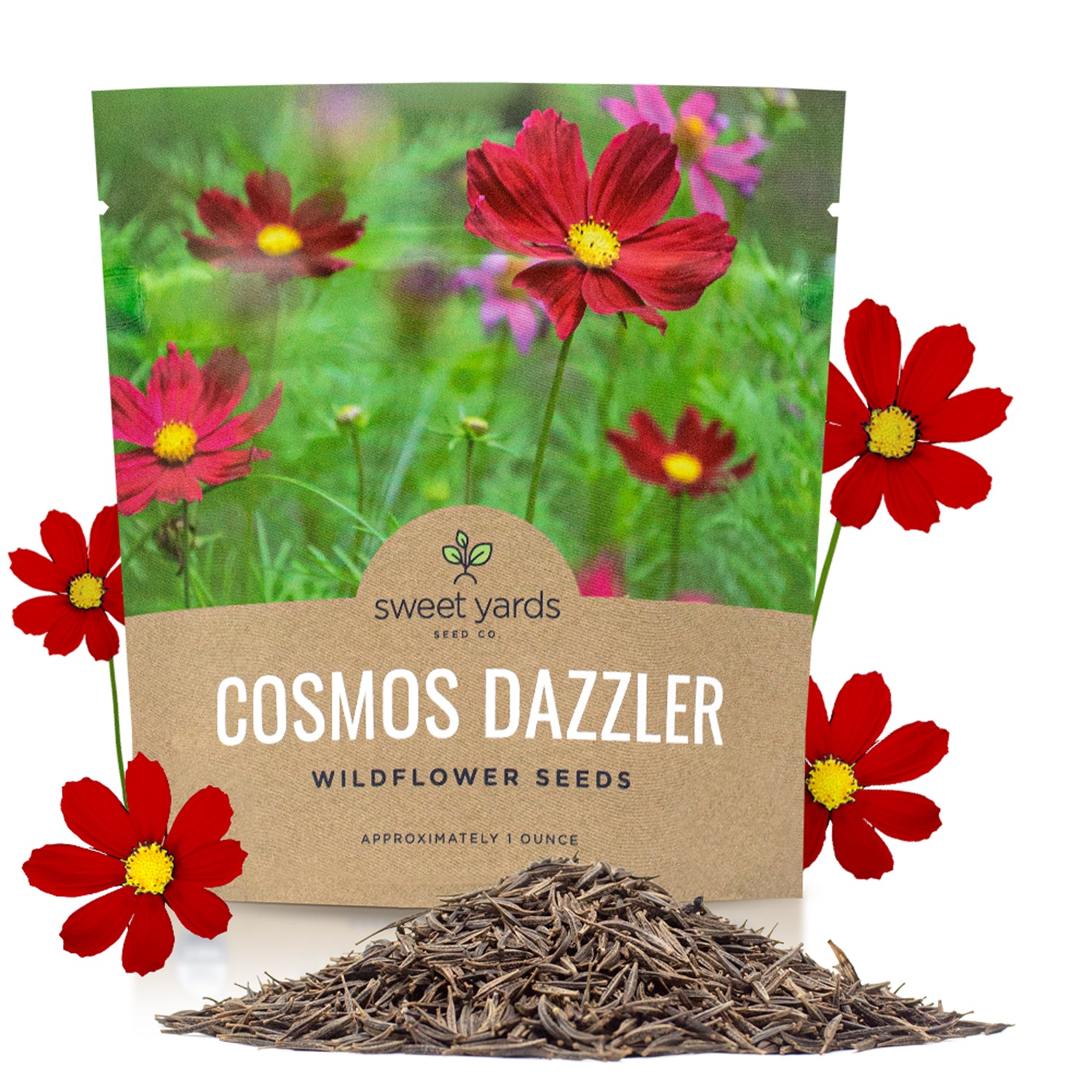Dazzler Cosmos Wildflower Seeds – Sweet Yards